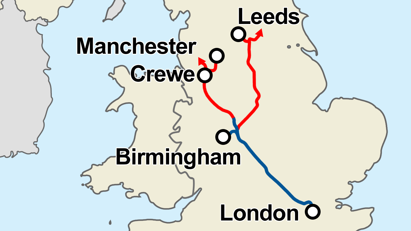 Uk High Speed Rail Map